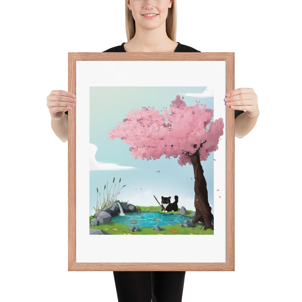 Catfishing | Framed Poster – Youni